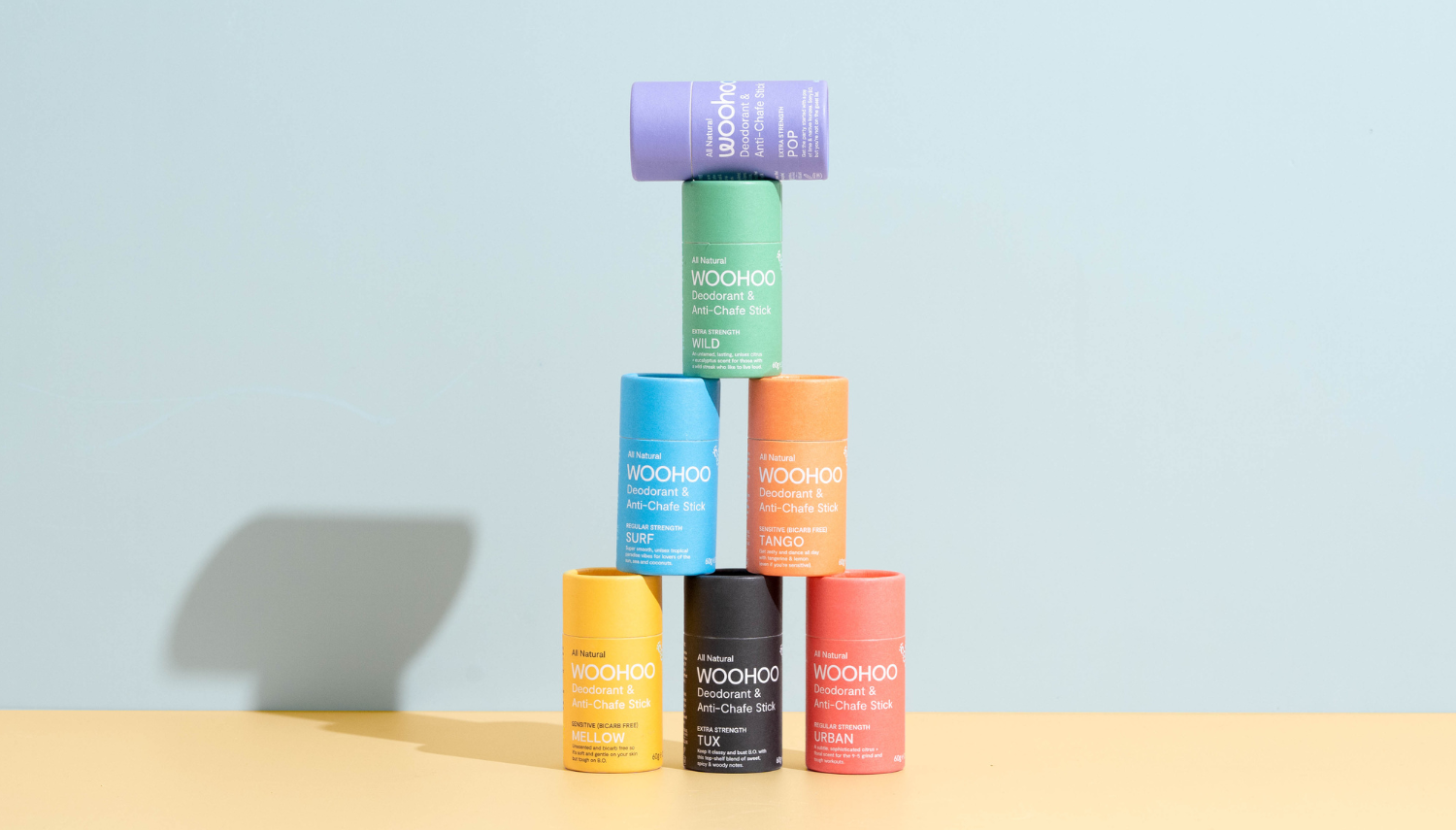 Natural Deodorant Sticks - Woohoo Body