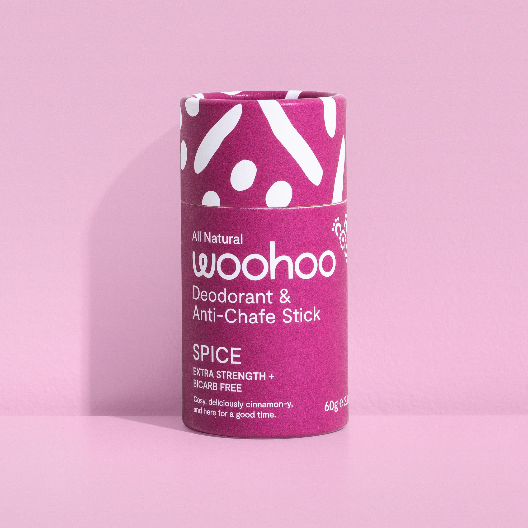 Woohoo Natural Deodorant Stick 60g - Factory 2nds - Woohoo Body