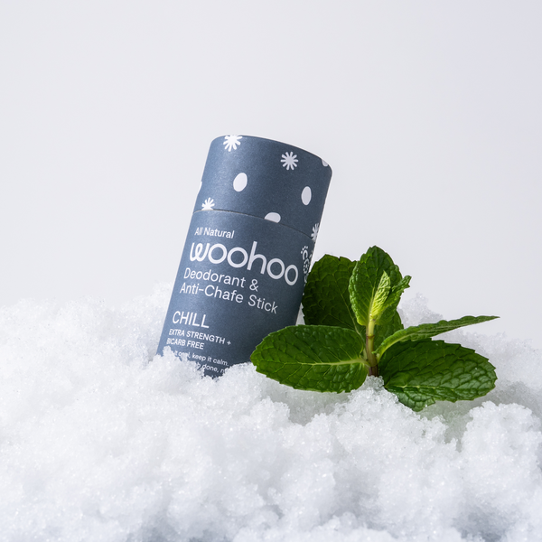 CHILL Woohoo Natural Deodorant & Anti-Chafe Stick 60g - Extra Strength ...